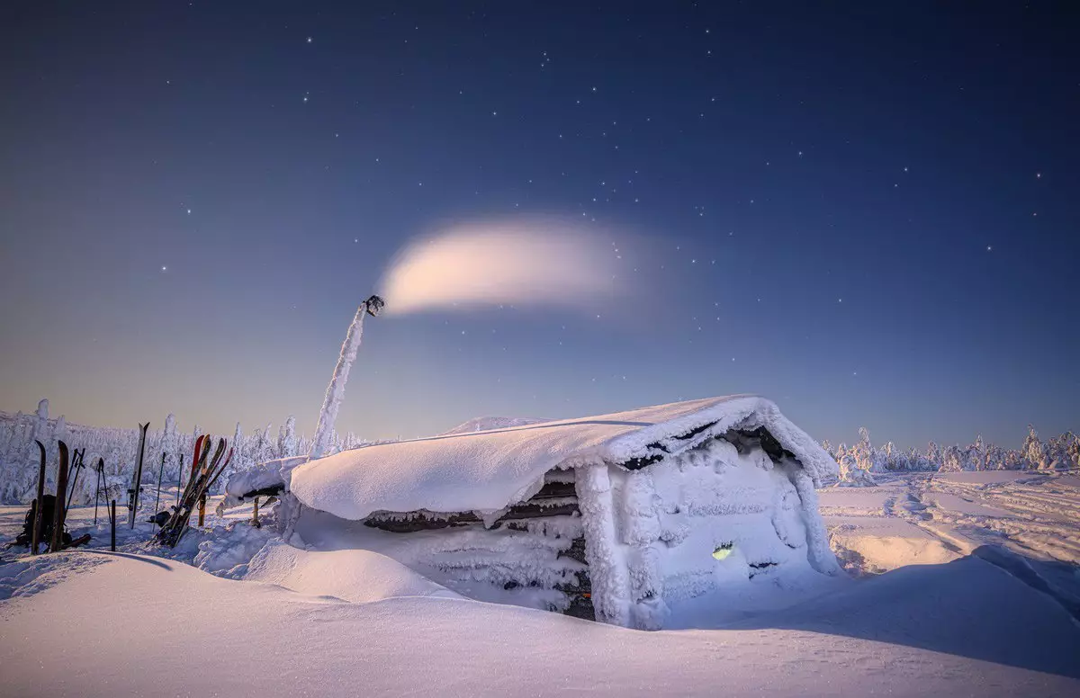 "Planet Gukh". Bewonder een van de meest fantastische plaatsen in Winter Rusland!