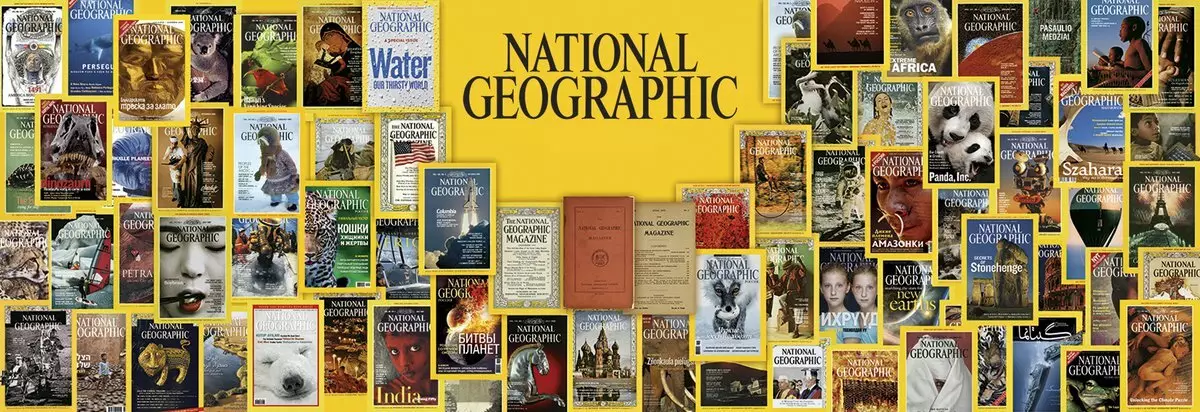 130 urte National Geographic aldizkari Nazionala: nola aldatu ziren azalak