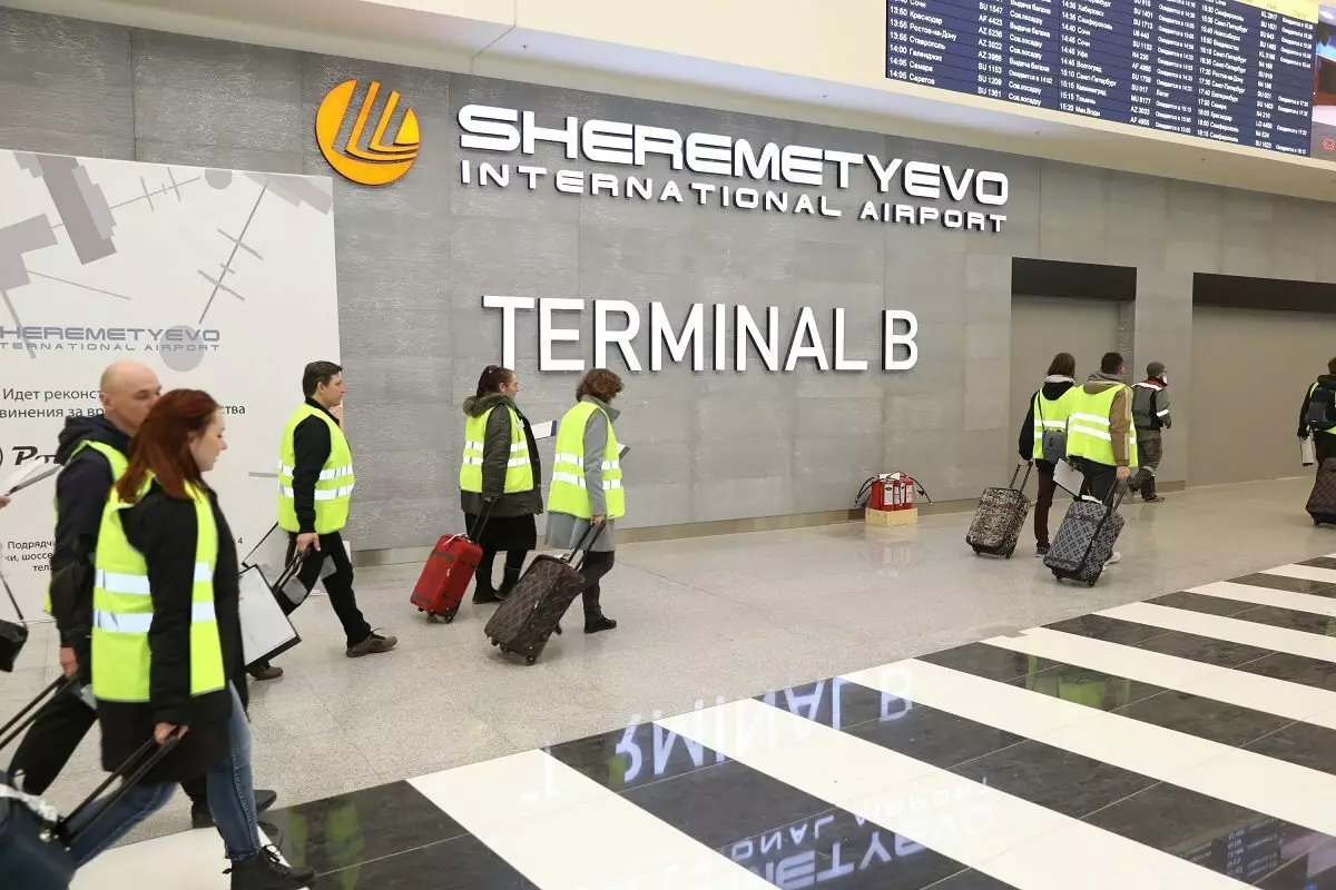 Terminal penumpang baru yang dibuka di Sheremetyevo