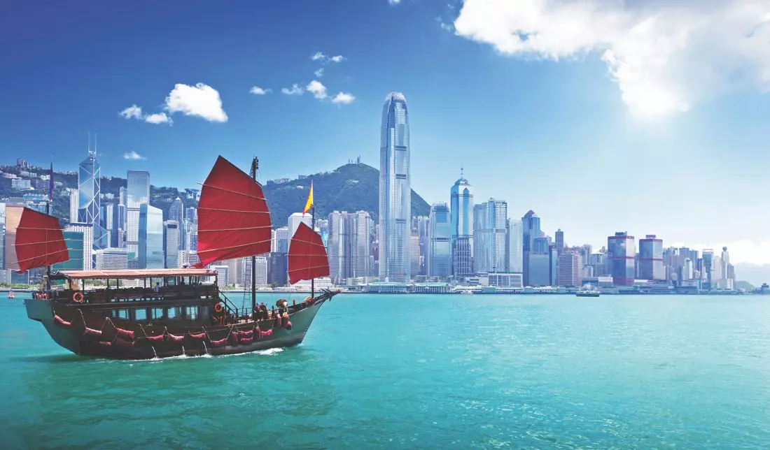 Gate i Asia: Ble rydych chi'n hedfan o Hong Kong?