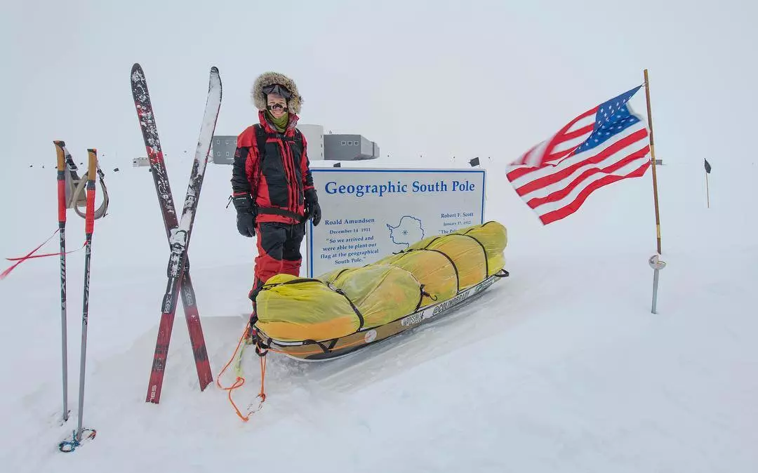 Américain seul a traversé l'Antarctique - d'abord de l'histoire!