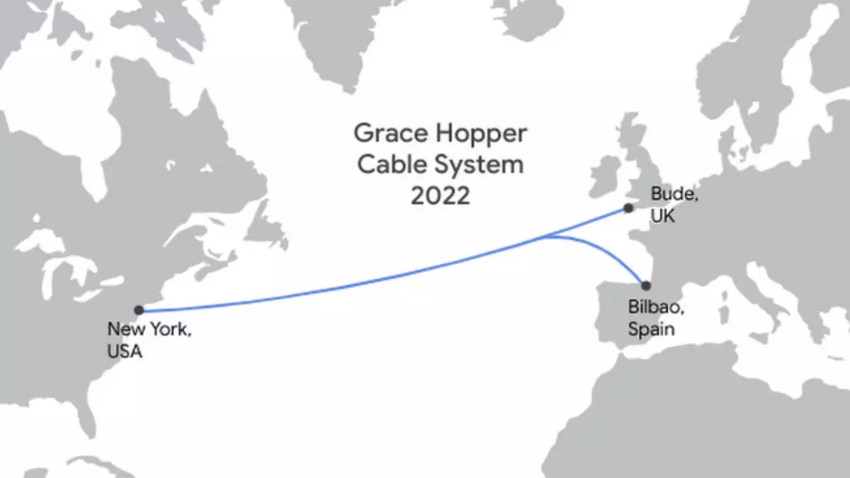 Google akan melanjutkan kabel gentian optik dari Amerika Syarikat ke Eropah untuk bahagian bawah lautan