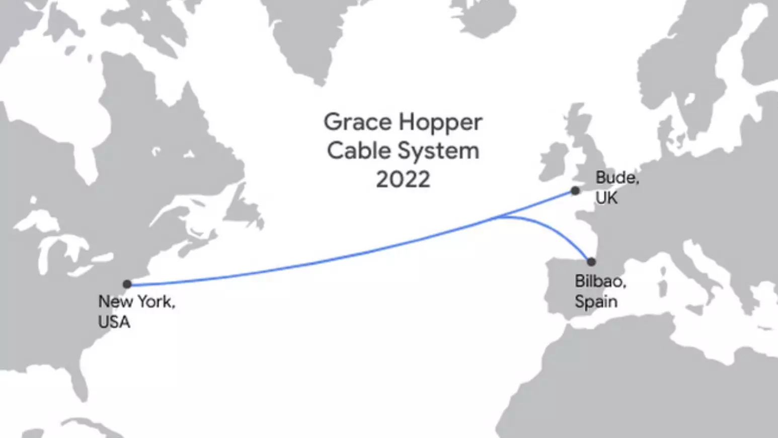Google przedłuży kabel światłowodowy z USA do Europy na dno oceanu