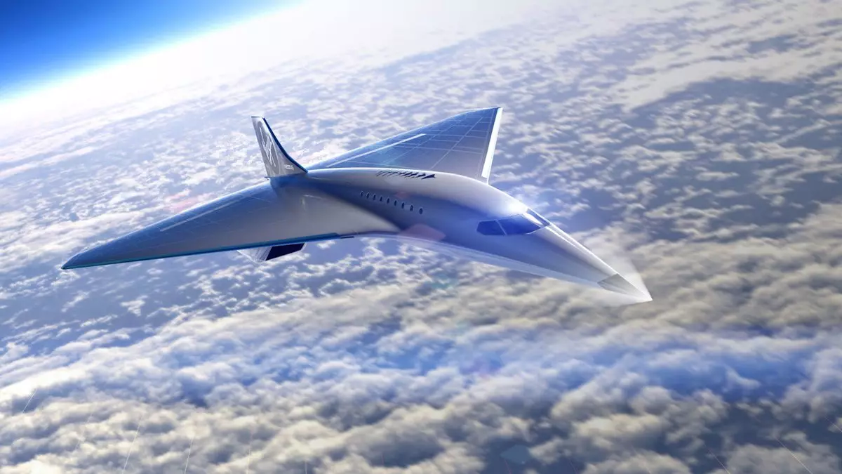 Virgin Galactic pristatė viršgarsinio keleivinio orlaivio koncepciją