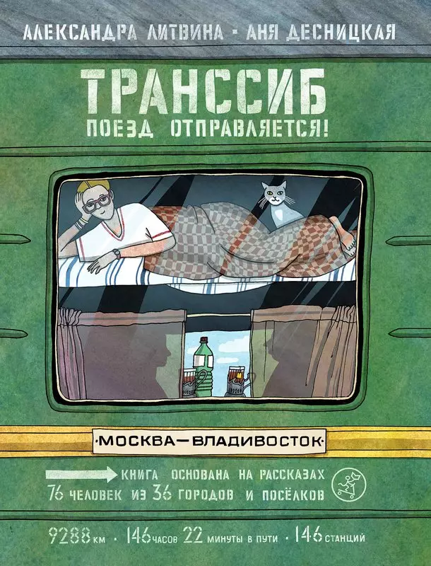 "Transsib. Téann an traein amach ": leabhar iontach do dhuine ar bith a thaitníonn le traenacha agus taisteal