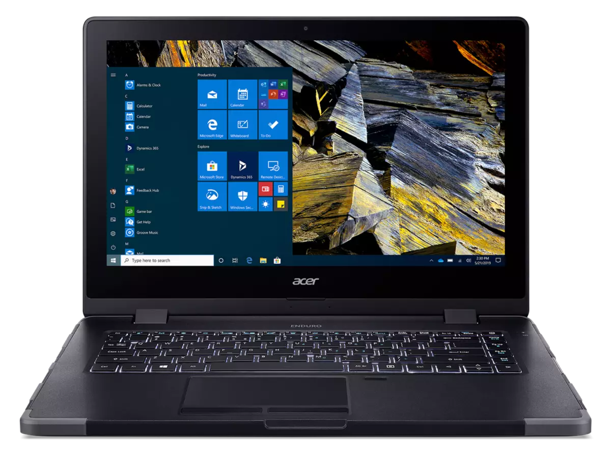 Paunofanirwa kusanganisa isingaenderane: Acer enduro n3 yakachengetedzwa laptop kuongorora