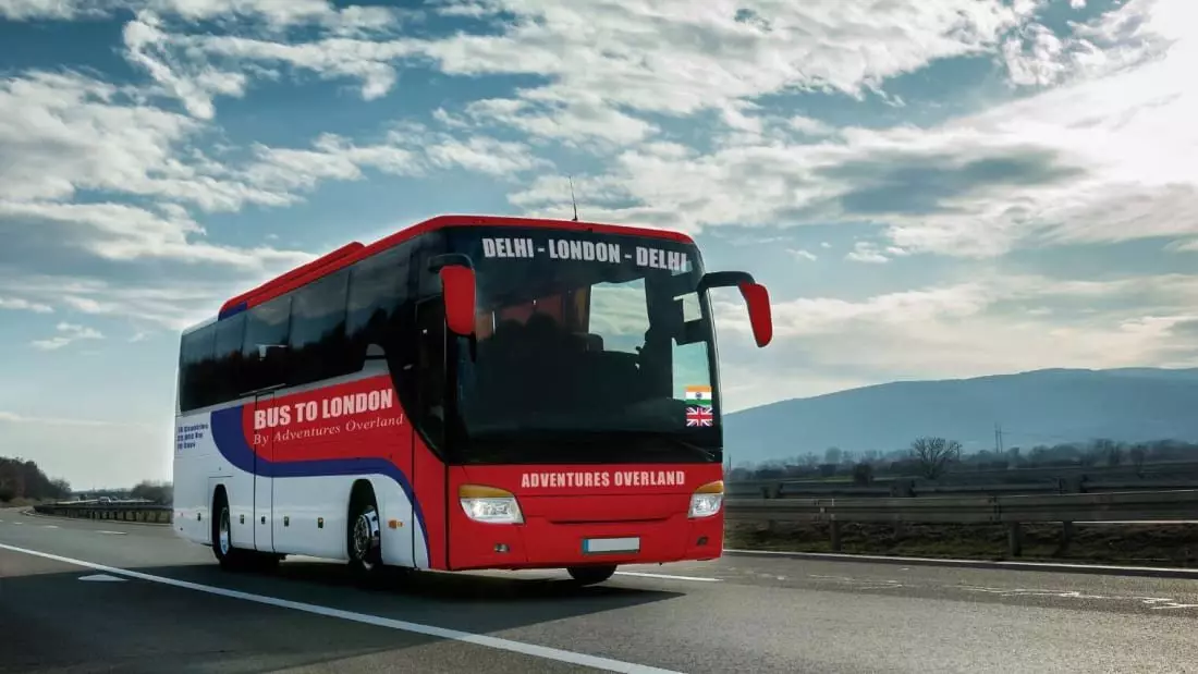 Автобус Дели - Лондон