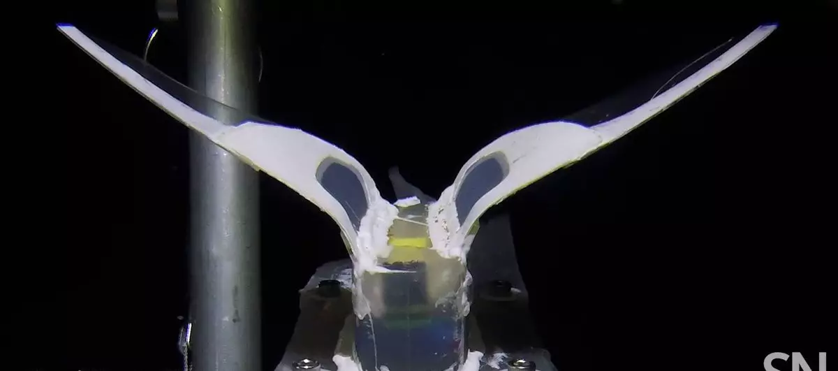No Mariana Wpadine, o robô criado sobre a semelhança de peixes profundos