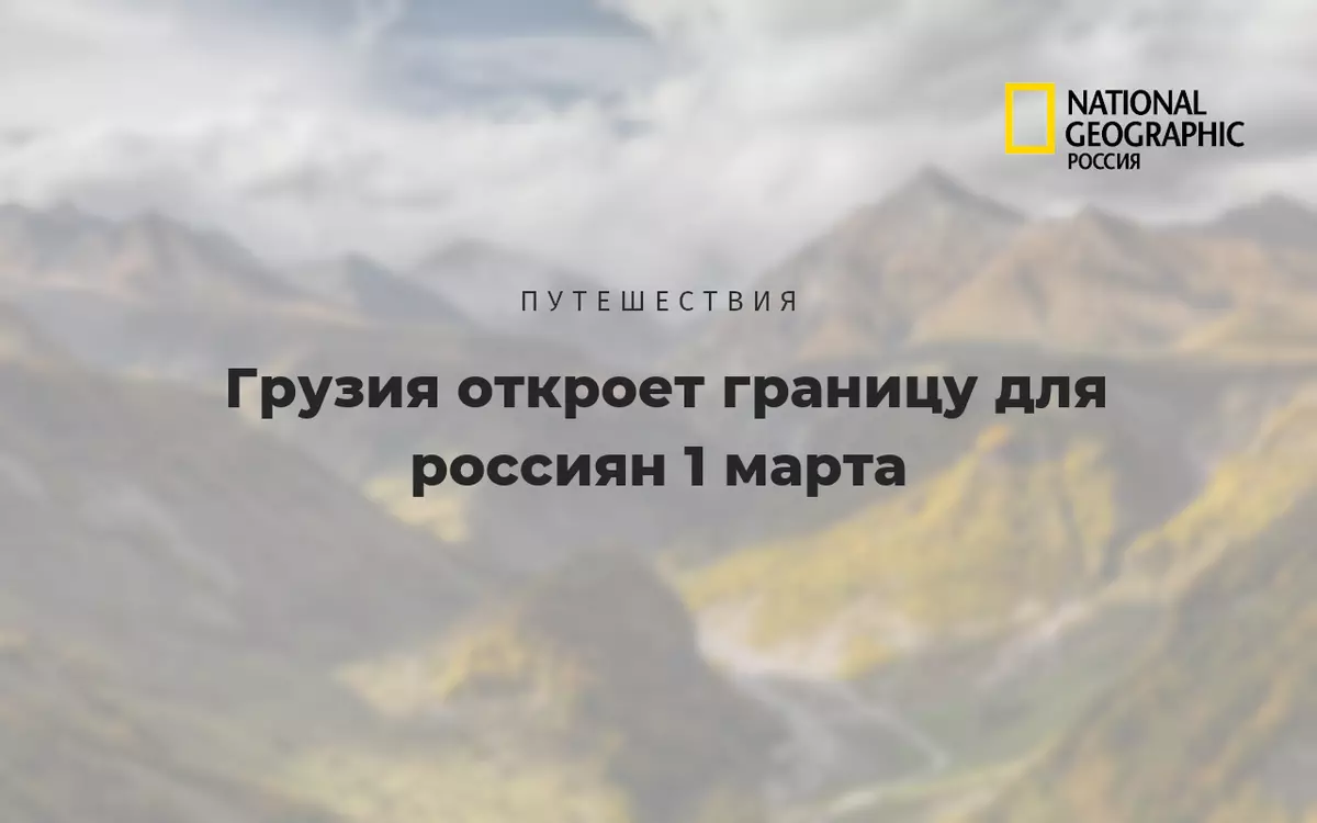 Georgia akan membuka perbatasan untuk Rusia pada 1 Maret