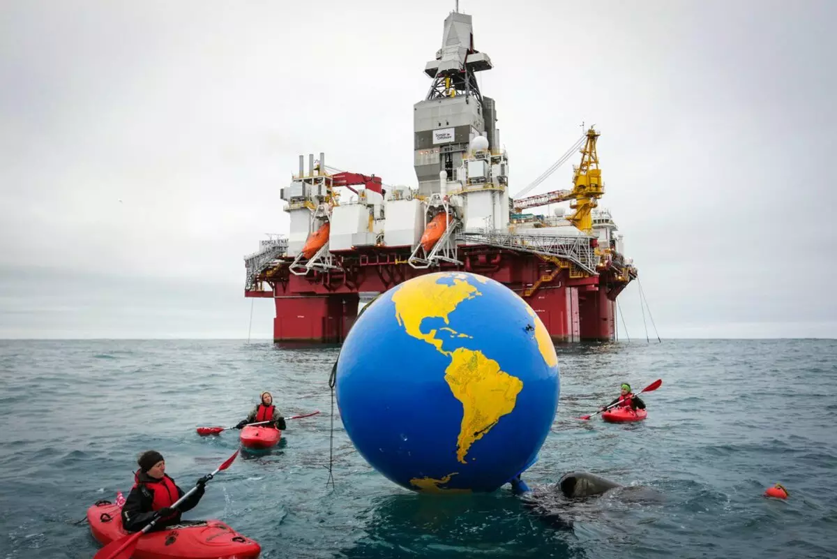 Como eu protestei a plataforma de petróleo no Oceano Ártico