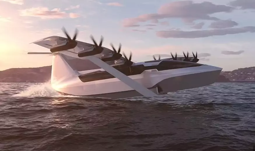 Ang konsepto ng unang ganap na electric eco-plane mula sa American startup