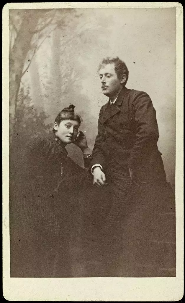 צעיר אדוארד Munch עם אחות INGER.JPG