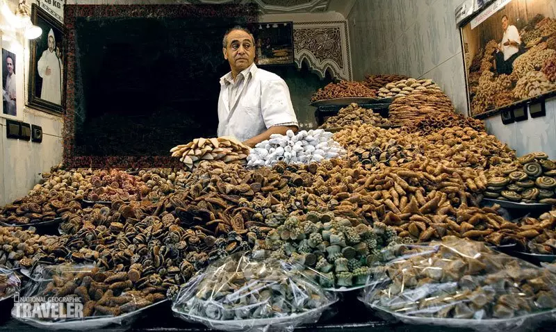 Hvilken slags marokkanske cookies køber i Marrakesh