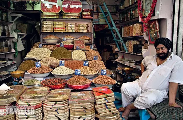 De gréissten asiatesche Maart: Kari-Bati Street zu Delhi