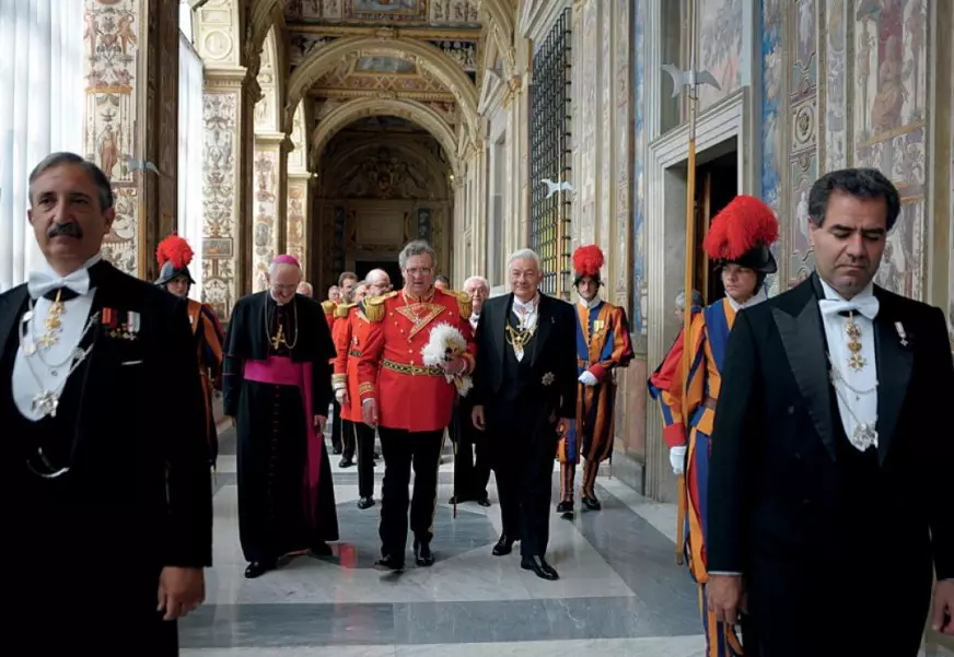 Caballeros de la Orden Malta en el siglo XXI.