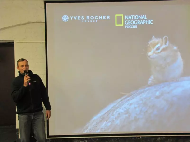 National Geographic Russia Magazine og Mark Yves Rocher åpnet en fotoutstilling