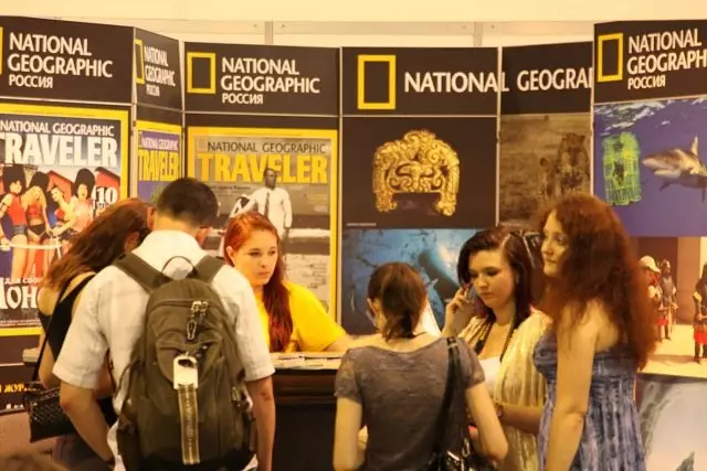 National Geographic Rusija časopis na festivalu "Dan fotografa"