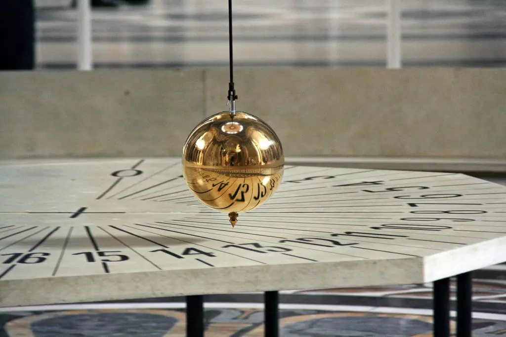 Fouco pendulum ilə beş məbədləri