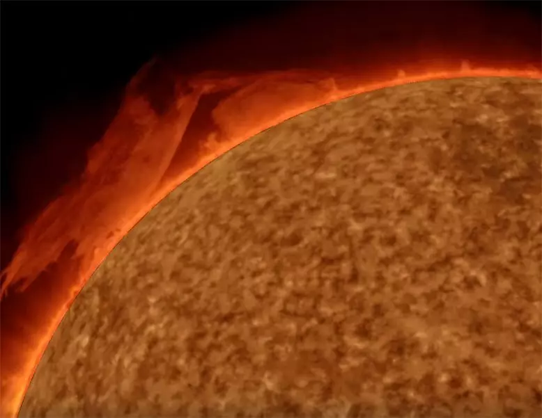 NASA visade en kraftfull explosion i solen