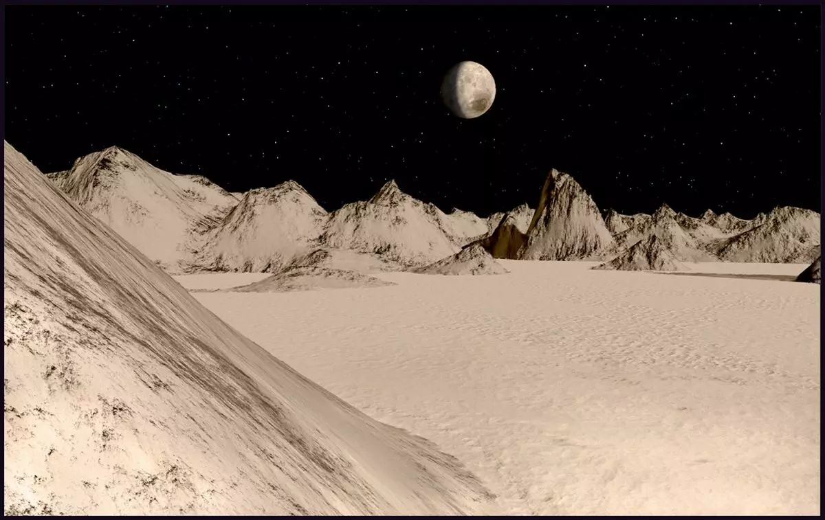 Pluto gunung seuneuan spew és
