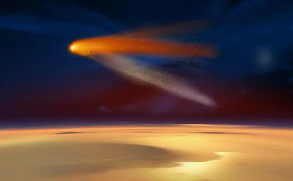 Awọn orisun omi Comet ti o sunmọ Mars