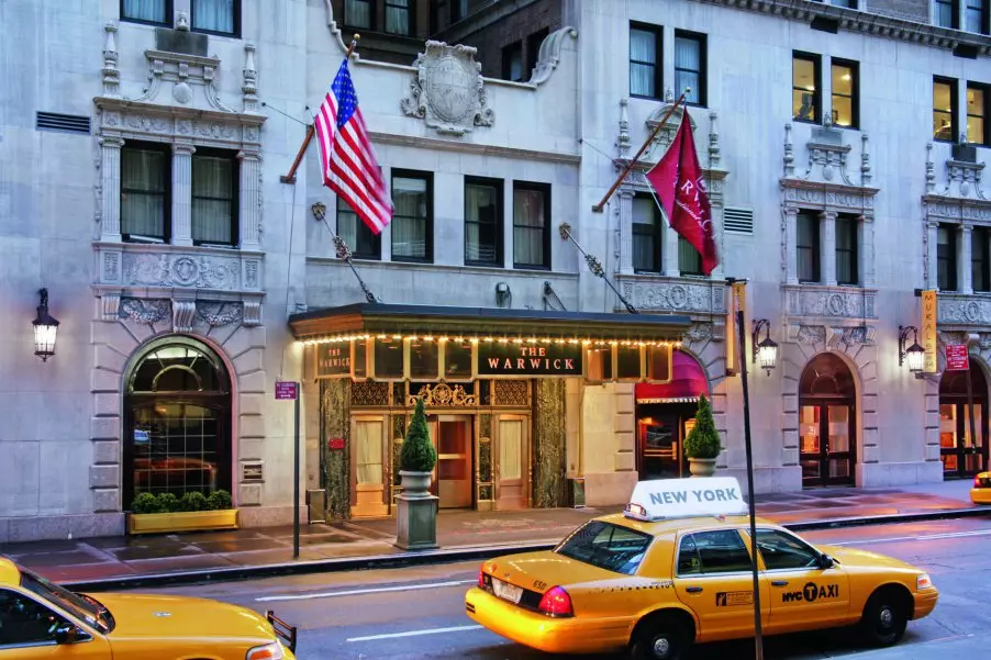 Hotel Warwick New York təklif edəcək Qəşəng və rahat istirahət