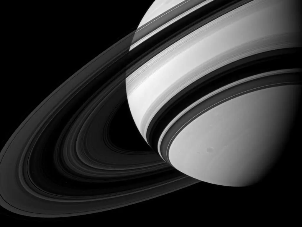 Illusione ottica a Saturno Anelli