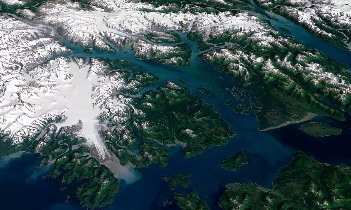 Lands de terrain monstrueux sur l'Alaska: 150 millions de tonnes de pierres