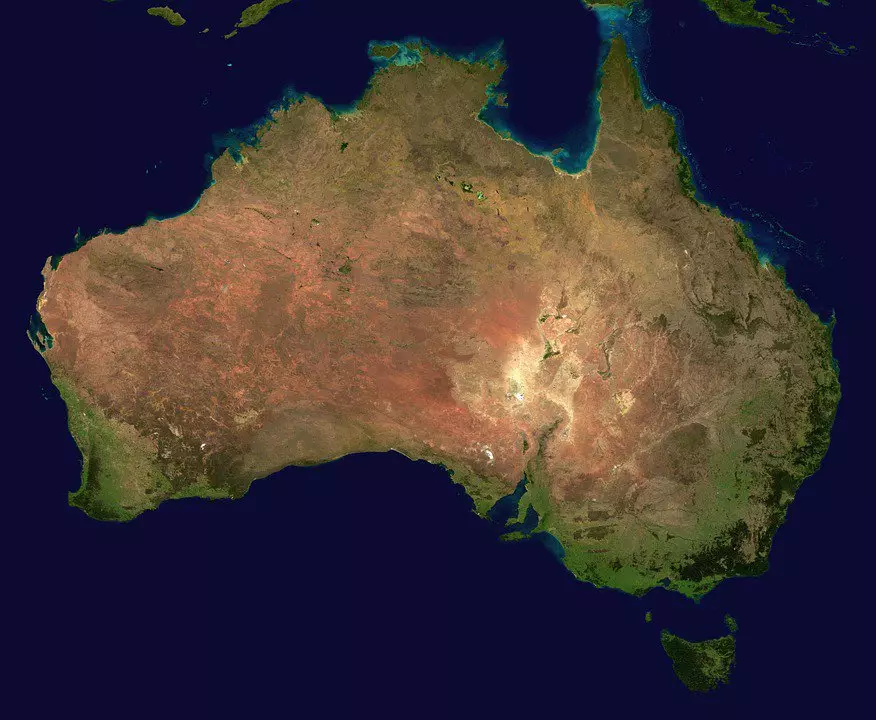 Australia has moved 1.5 meters north