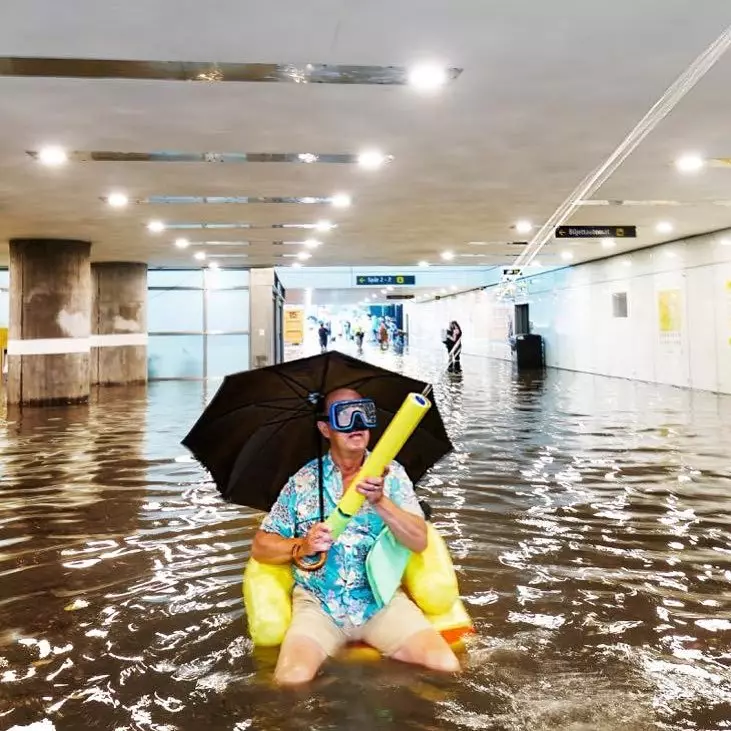 La estación como piscina: lo que sucedió en Suecia.