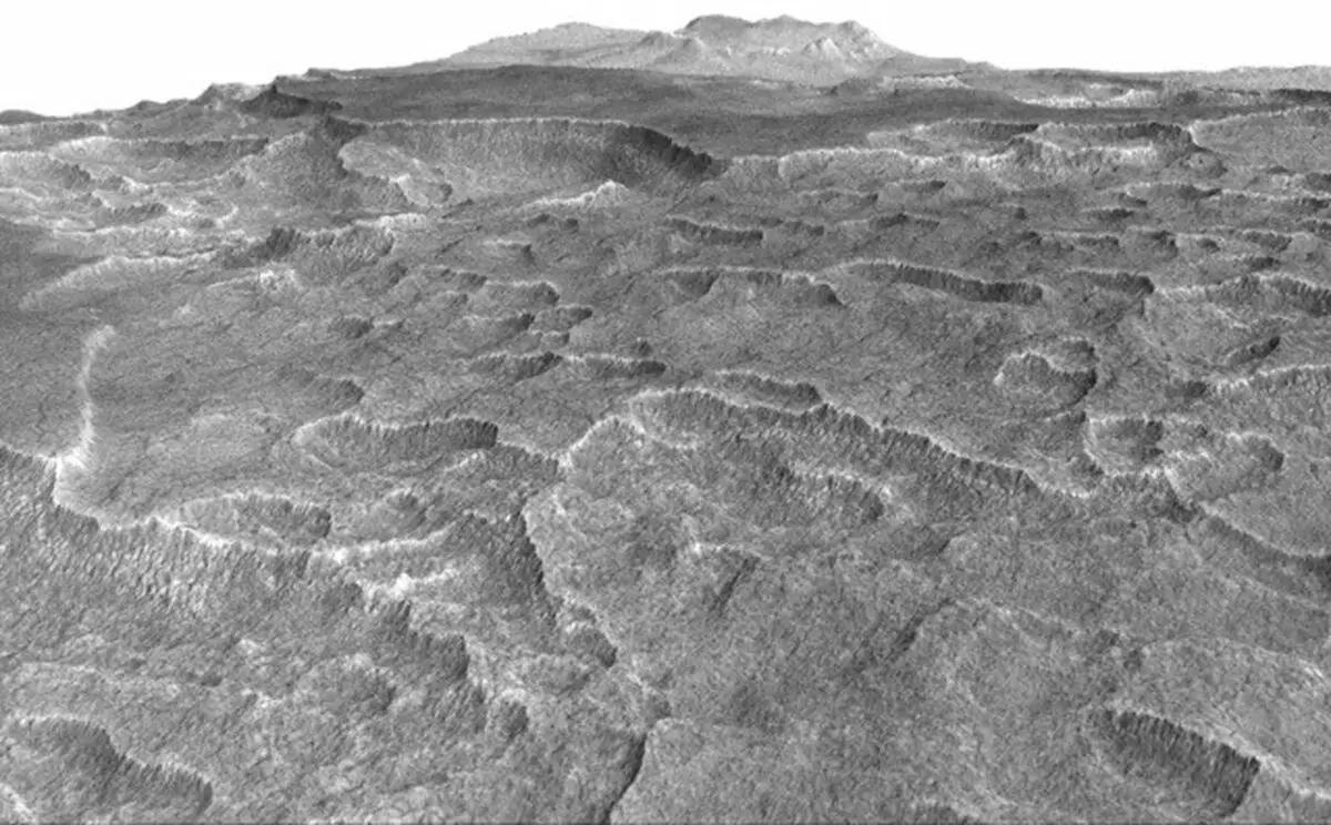 Mars found a huge ice lake