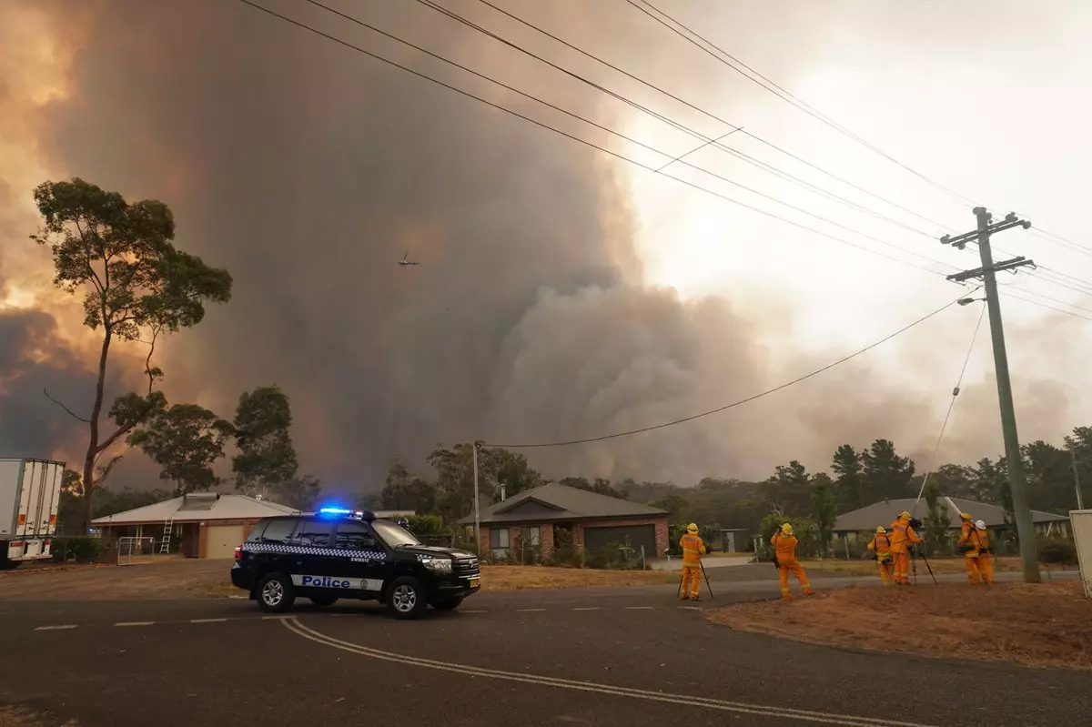 Branden in Australië zijn tegen het einde van de week nerveus. Ze zullen overstromingen vervangen