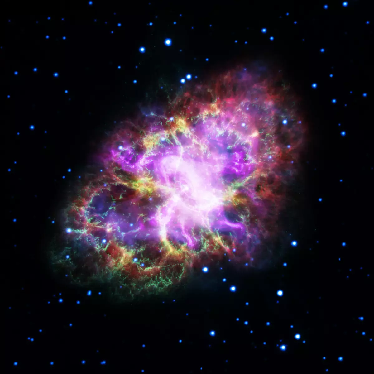 Crab Nebula, jota et ole vielä nähnyt