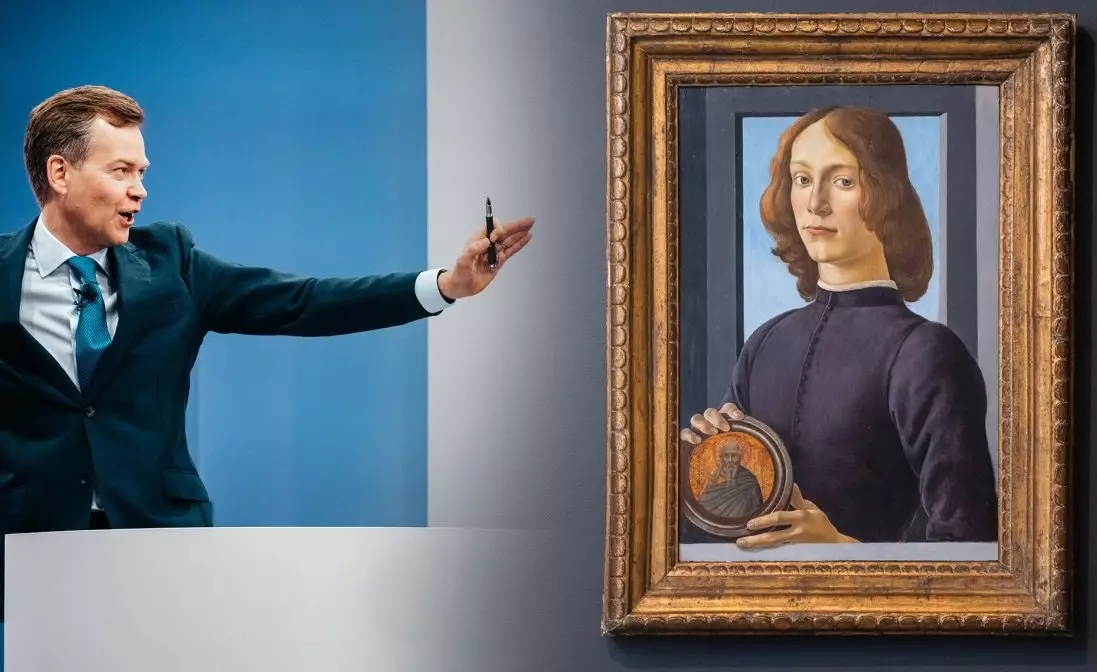"Botticelli" paveikslėlis parduodamas aukcione už rekordinį 92 milijonus dolerių