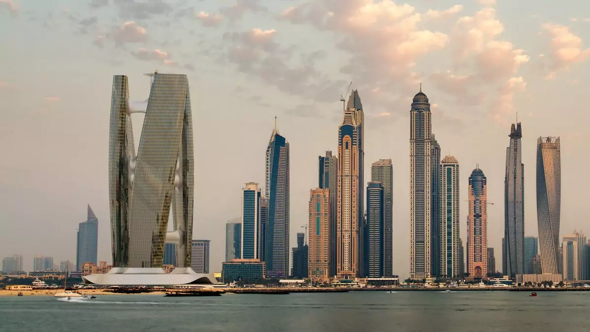 在迪拜，計劃建造兩個旋轉的摩天大樓
