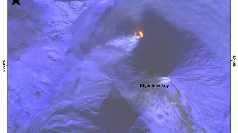 Ho klyuchevssy volcano ho bile le tšilafatso ea magma