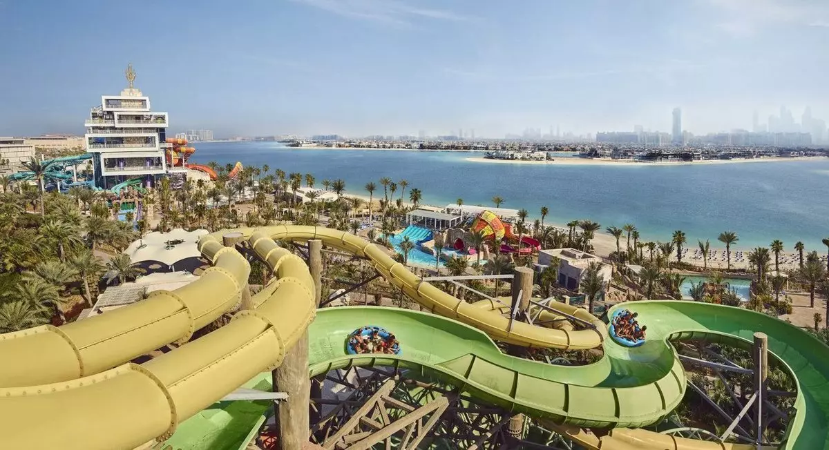 Vattenparken i Dubai blev en av världens största