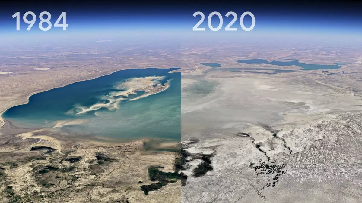 Timelaps：Google地球现在可以看到地球以来如何改变1984年以来