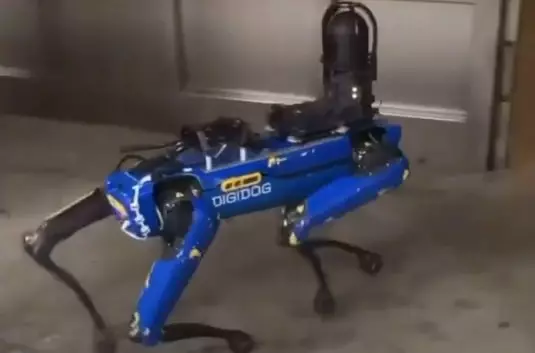 Roboboss Boston Dynamics wurde von der New Yorker Polizei abgefeuert