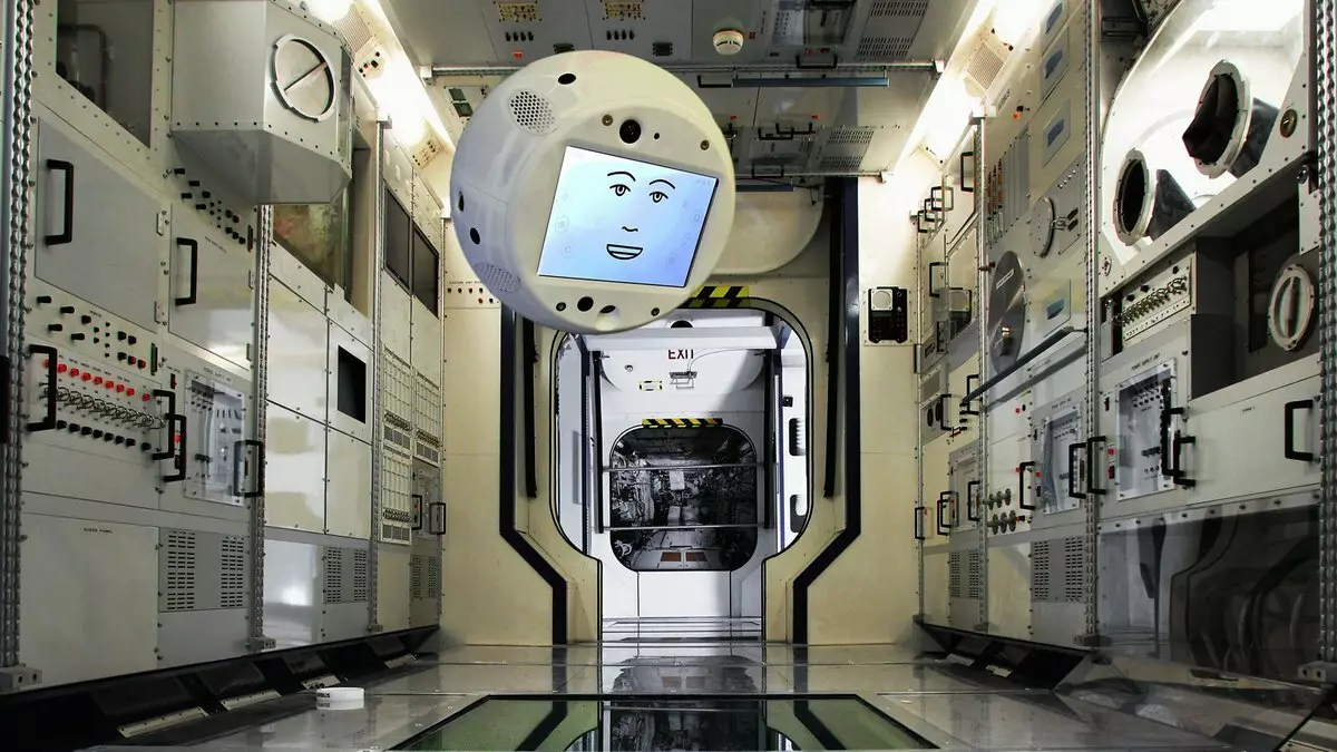 Een vliegende robot met kunstmatige intelligentie verschijnt op het ISS
