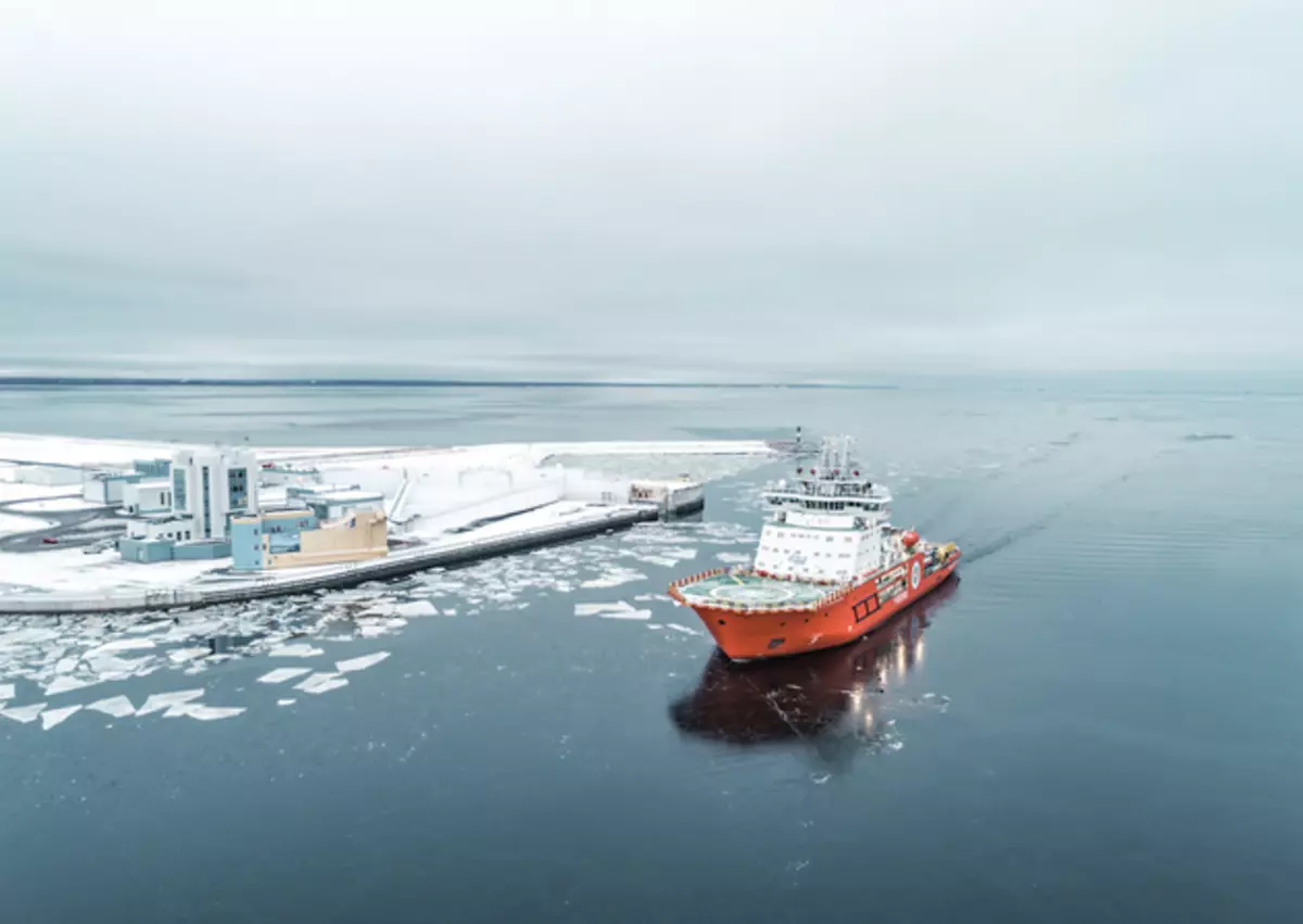 Icebreaker Andrei Vilkitsky. Foto: Gazprom-neft.ru.