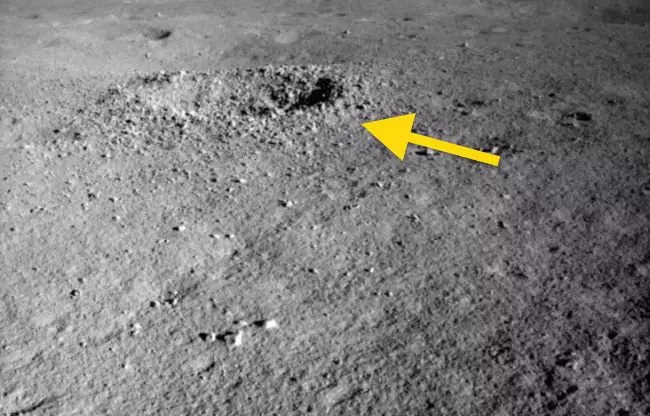Unknown jelly-like substance found on the reverse side of the moon