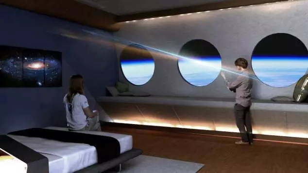 What will be the first cosmic cruise liner (spoiler: with bars, cinema and basketball)