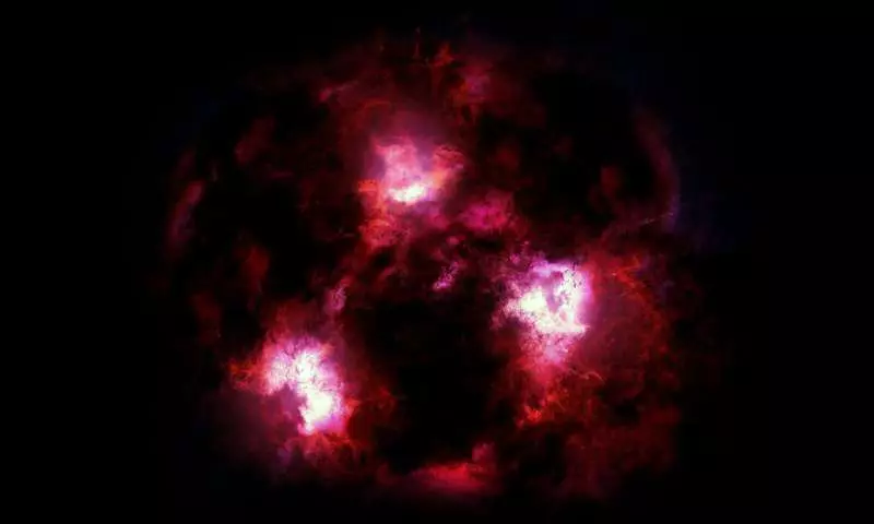 Астрономи су пронашли монструозну галаксију од 12,5 милијарди година