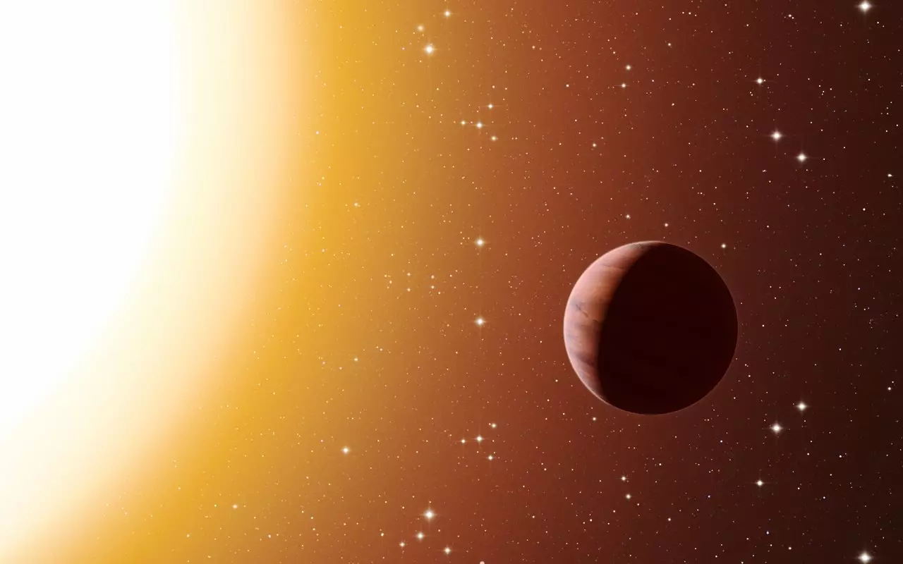 Yıldız ve Exoplanets sanatsal görüntü