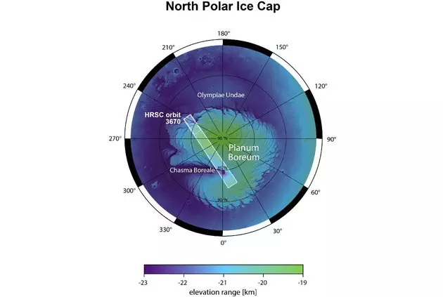 Northern Polar Mars Cap