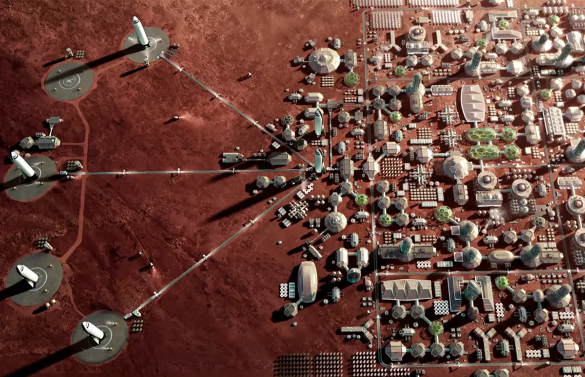 The Mars Society holds a competition for the best project of the Martian city