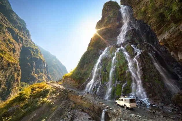 Cascada en estrada