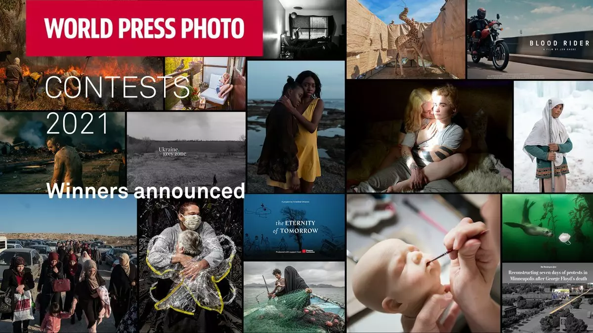 La rezultoj de la foto-konkurso monda gazetara foto anoncita