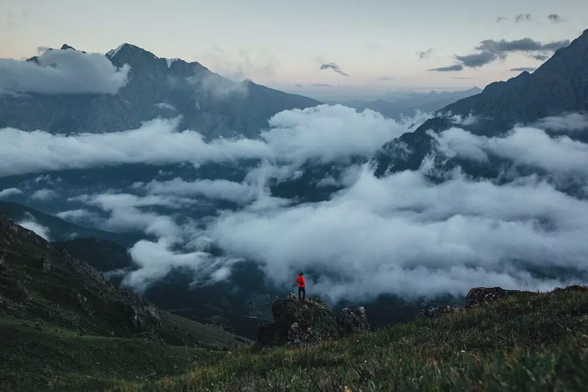 "Più alto, il più bello": foto del North Ossetia